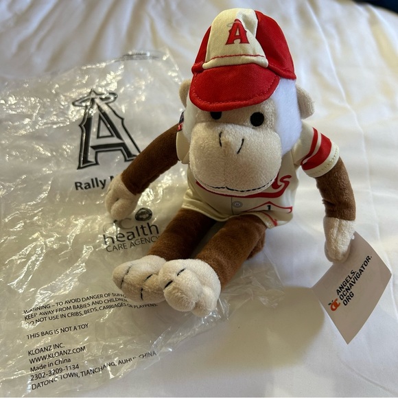 Angels | Toys | La Anaheim Angels Rally Monkey Plush | Poshmark